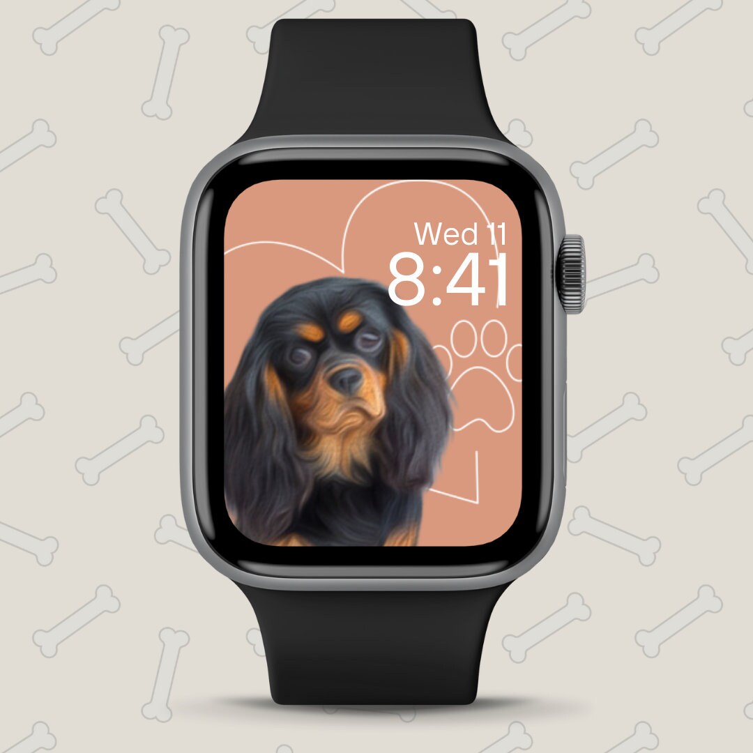 King Charles Cavalier Spaniel Apple Watch Background Cavalier Wallpaper ...