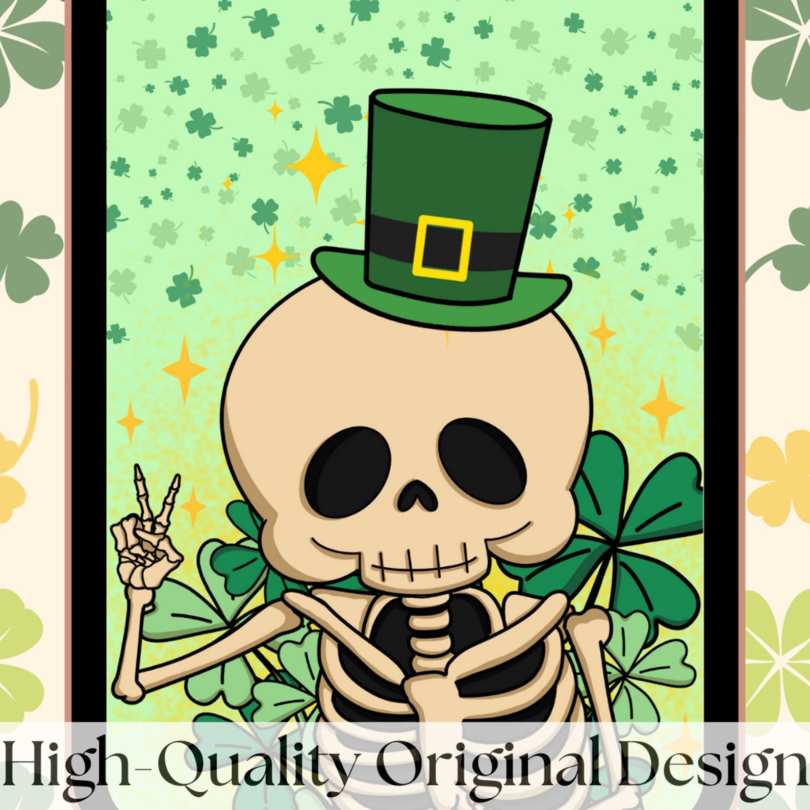 Spooky iPhone Wallpaper St. Patrick's Day Skeleton iPhone Background ...