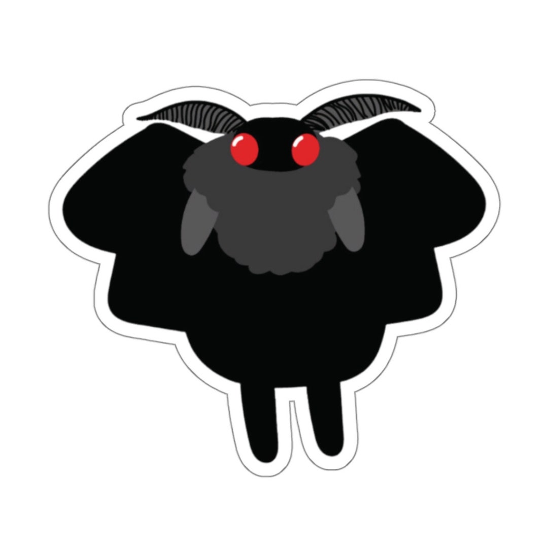 Mothman Sticker Vinyl Die Cut Mothman West Virginia Sticker Moth Man ...