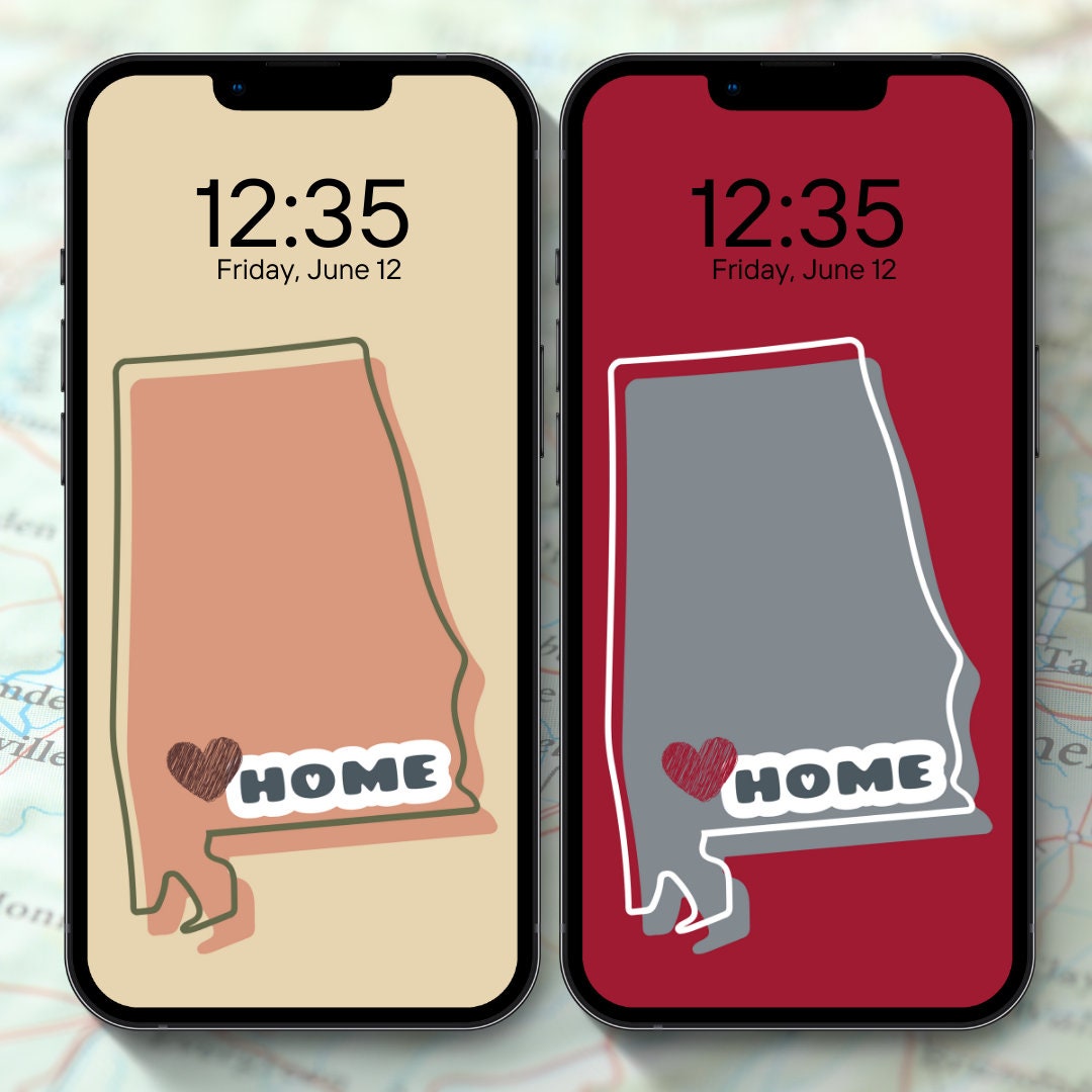 Alabama iPhone Wallpaper State iPhone Background Home State Background ...