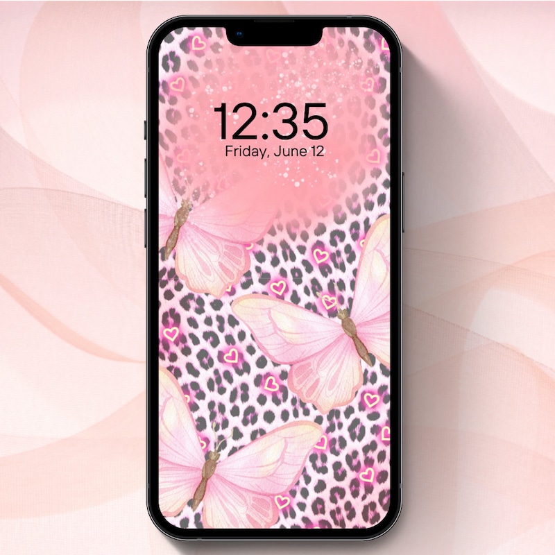 Cute Cheetah Print Wallpaper - Etsy