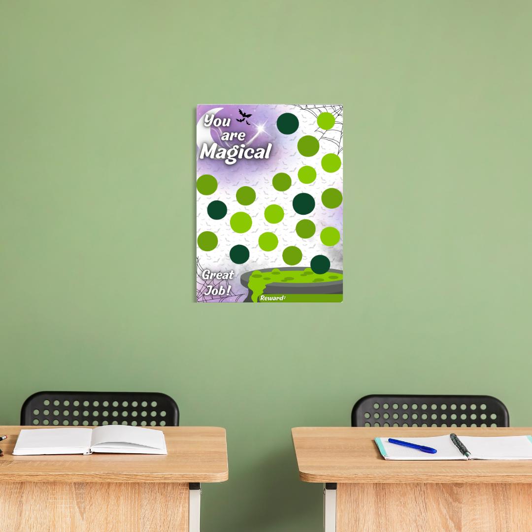 Halloween Printable Reward Chart for Behavior Kid Reading Chore Chart ...