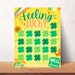 St. Patrick's Day Printable Reward Chart Behavior Kid Reading Chore ...