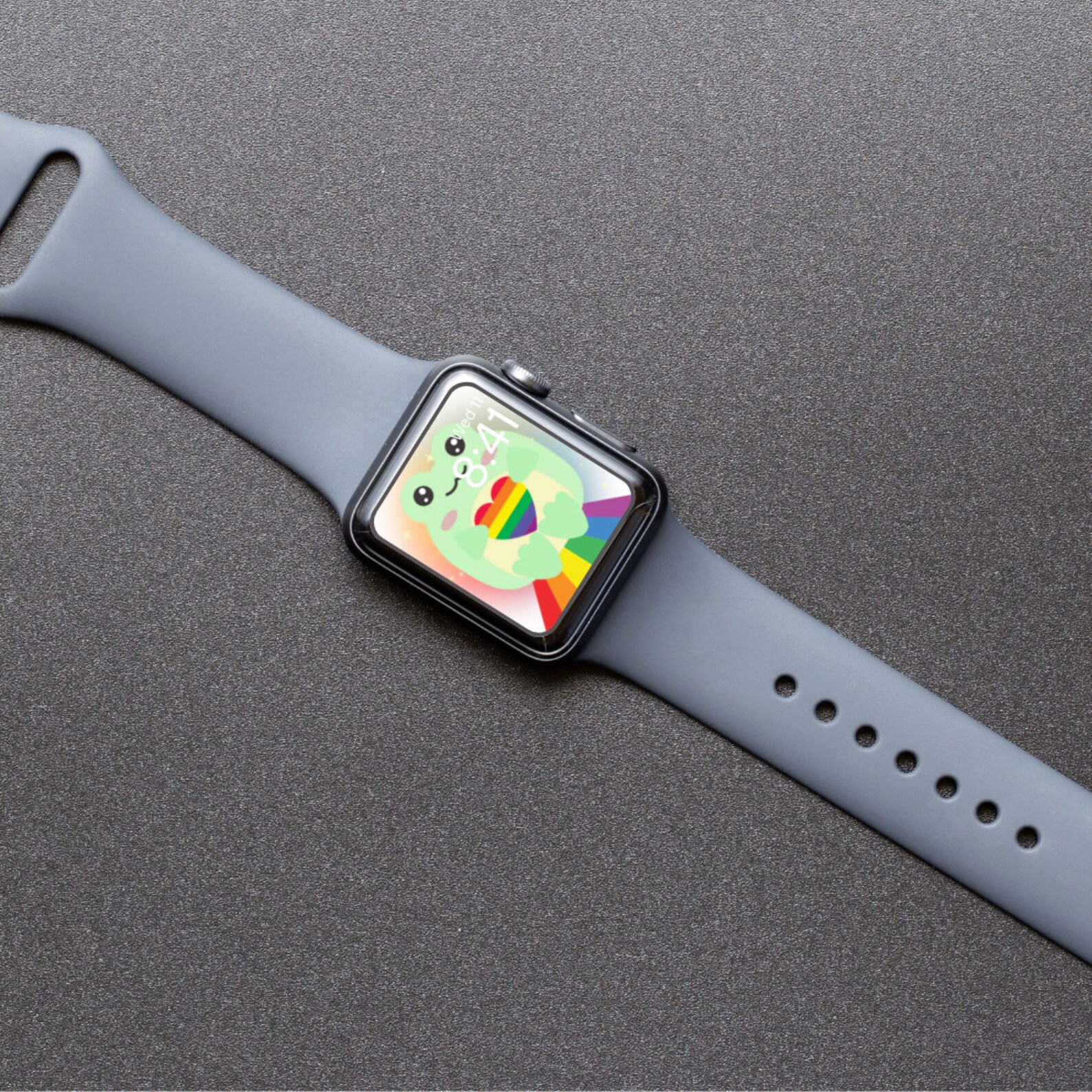 Pride Frog Apple Watch Background Colorful Cute Apple Wallpaper Instant ...