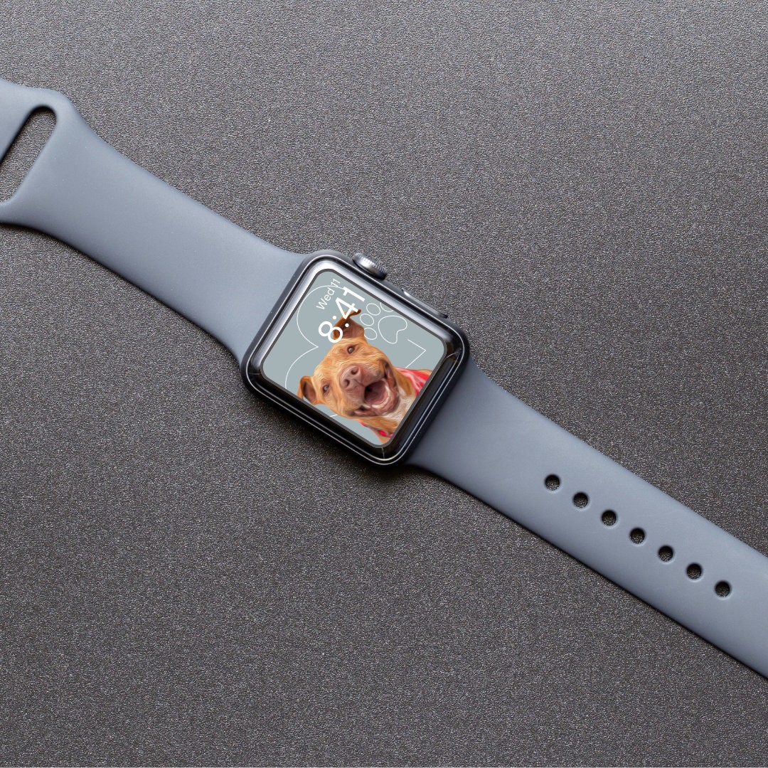 Pit Bull Apple Watch Background Dog Apple Watch Wallpaper Pittie Paw ...