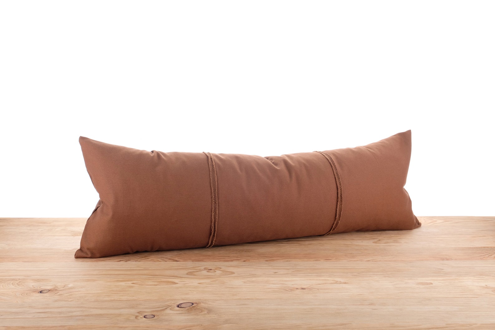Extra Long Lumbar Pillow Cover Oversized Pillowcase Brown - Etsy