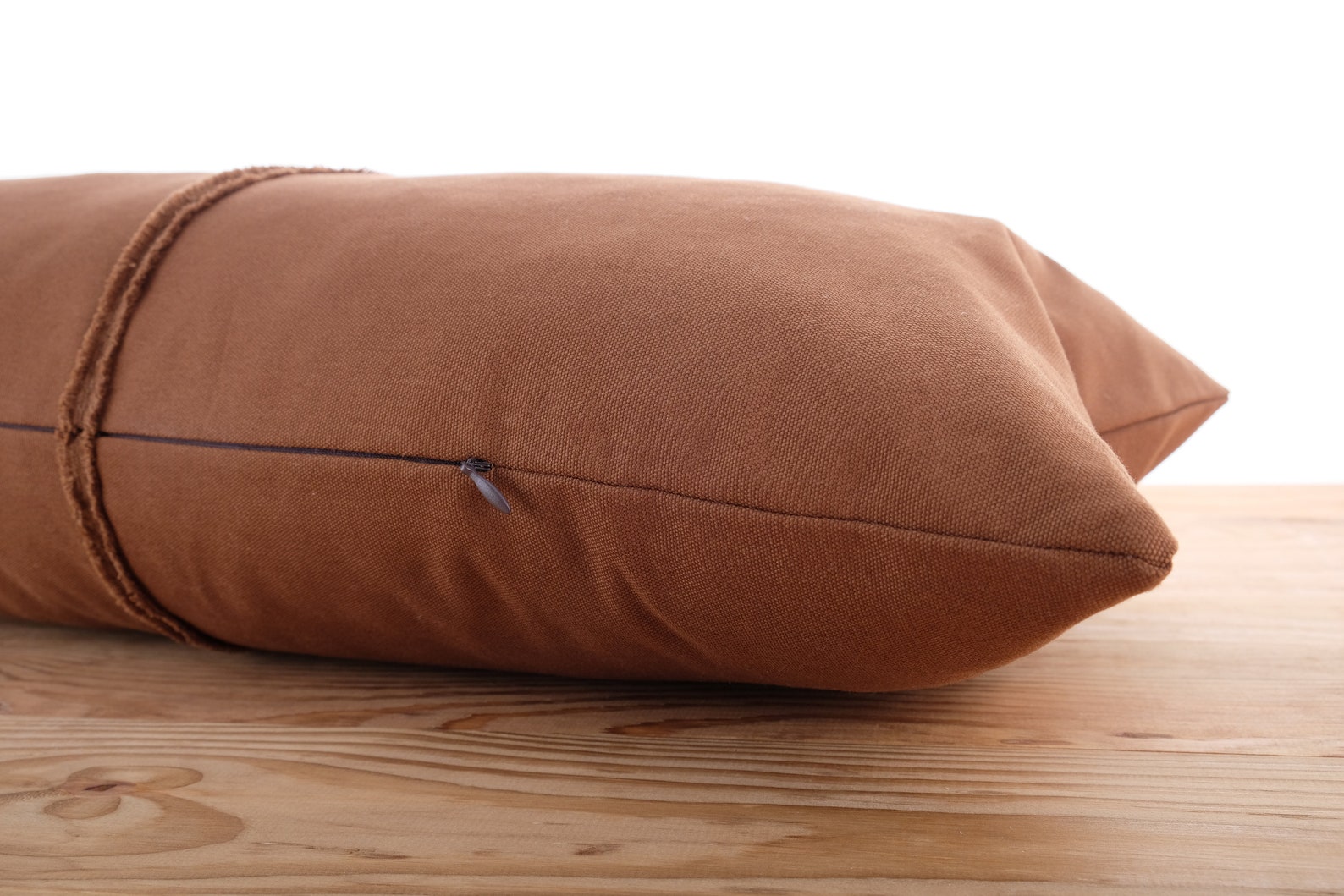 Extra Long Lumbar Pillow Cover Oversized Pillowcase Brown - Etsy
