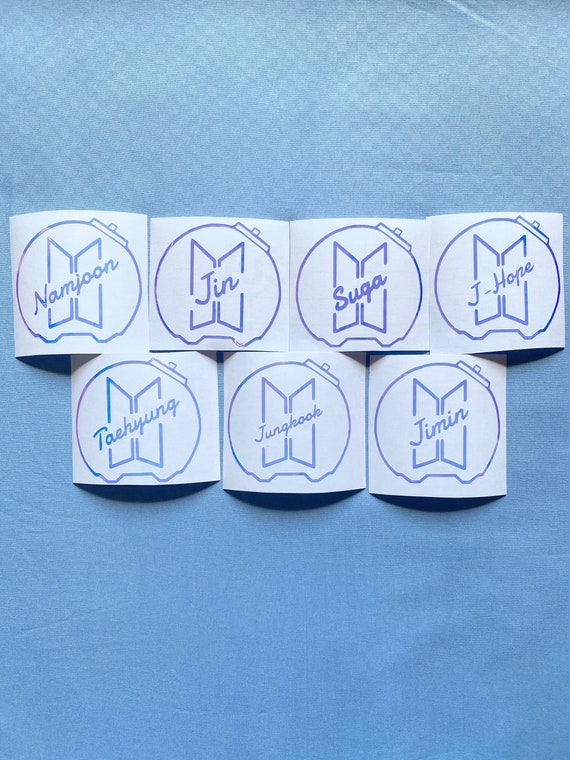 BTS Army Bomb Lightstick Name Vinyl Decal Sticker | Etsy