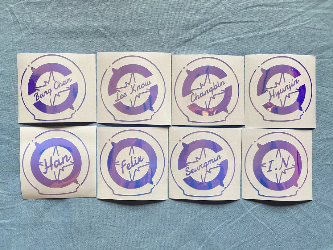 Stray Kids Lightstick Name Vinyl Decal Sticker - Etsy