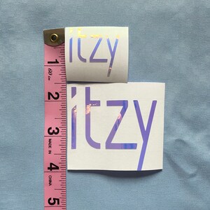 Itzy Logo Vinyl Decal Stickers (itzy, Midzy, & Group Members) - Etsy