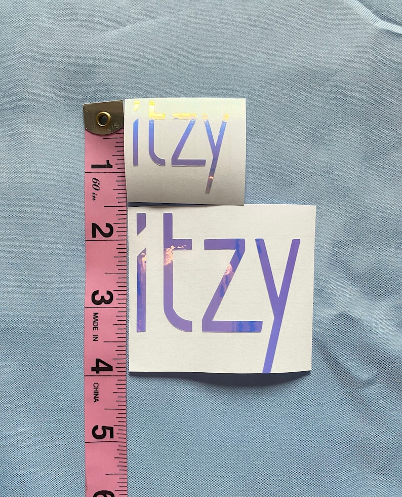 Itzy Logo Vinyl Decal Stickers (itzy, Midzy, & Group Members) - Etsy