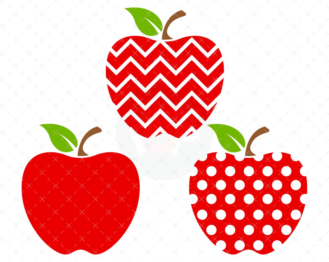 Apple SVG Apple Clipart Apple Png Fruit Svg Teacher Gift - Etsy