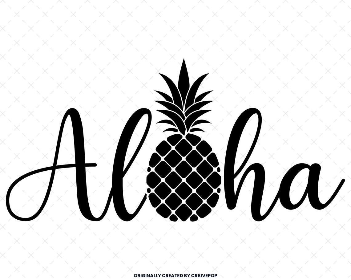 Aloha Svg, Hawaii, Aloha Png, Vacation Svg, Summer Vibes Svg, Aloha ...