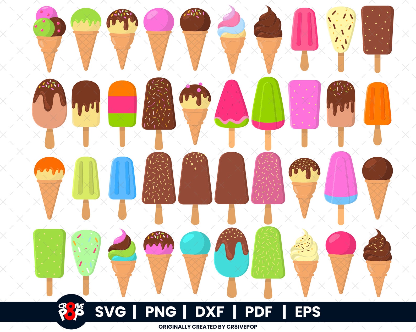 Eis SVG, Eis Png, Eis Clipart, Eis Clip Art, Eistüte, Sommer Vibes Png ...