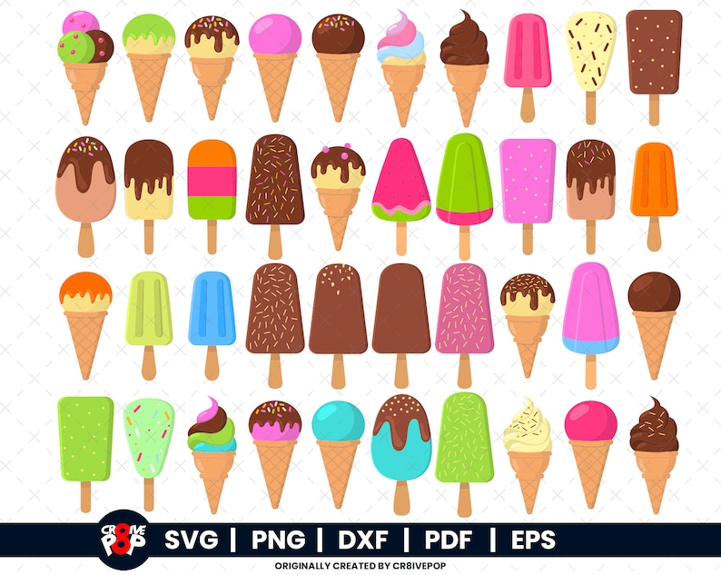 Eis SVG, Eis Png, Eis Clipart, Eis Clip Art, Eistüte, Sommer Vibes Png ...