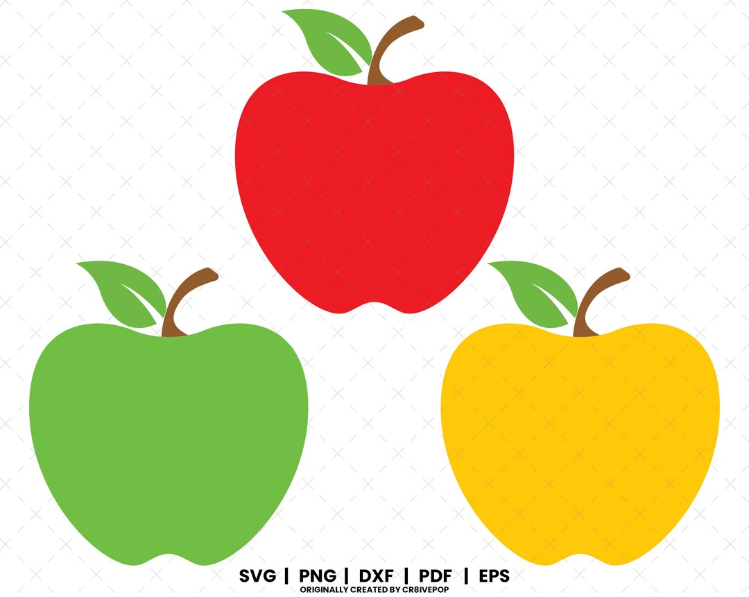 Apple SVG, Apple Clipart, Apple Png, Fruit Svg, Teacher Gift Svg, Apple ...