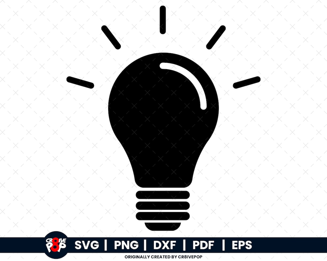 Light Bulb Svg, Light Bulbs, Botanical Svg, Be the Light Svg ...