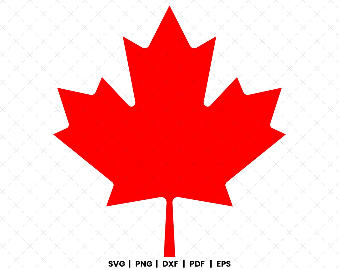 Canada SVG | Png,dxf,pdf,eps, Cricut and Clipart Canada Flag Symbol ...