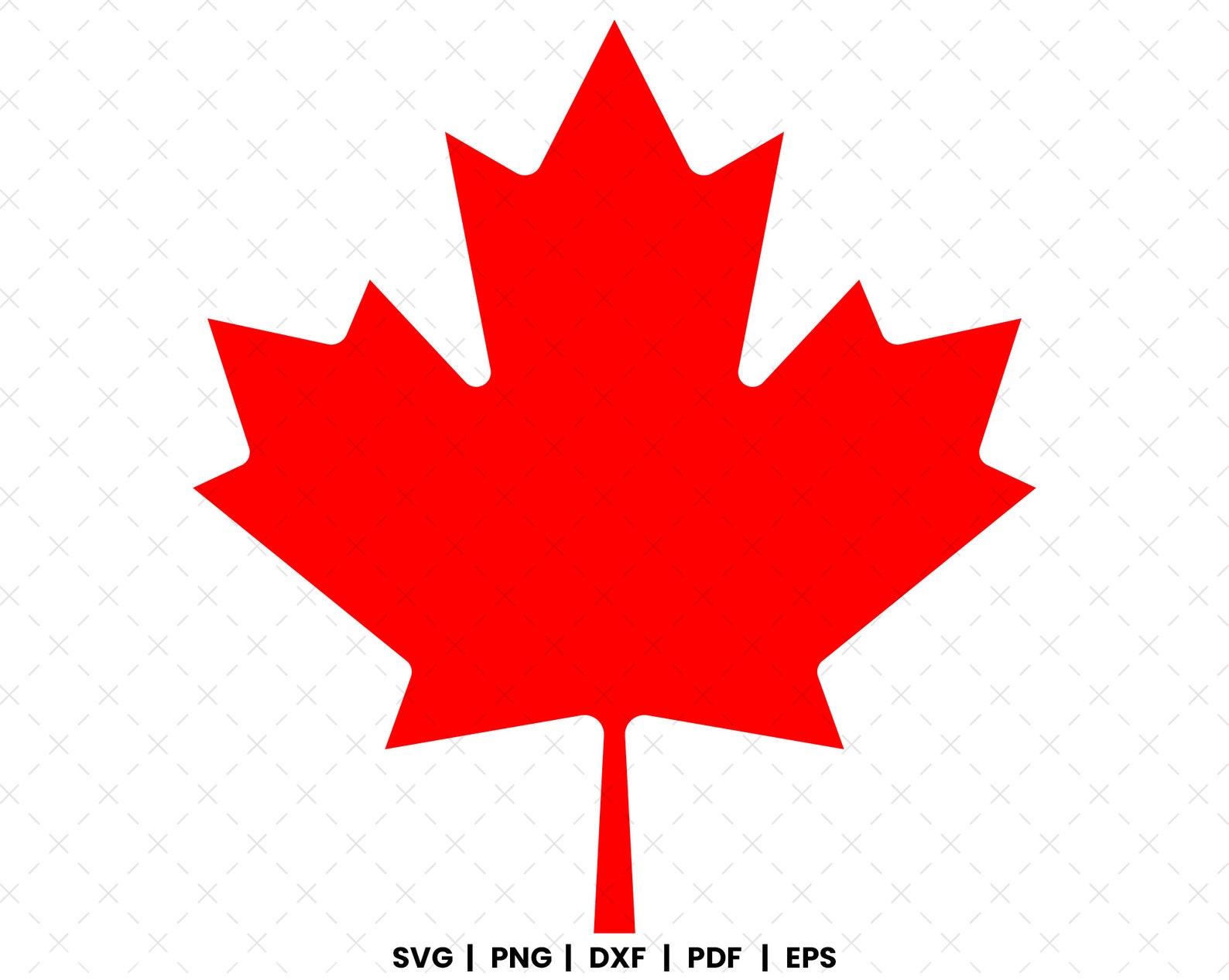 Canada SVG Png,dxf,pdf,eps, Cricut and Clipart Canada Flag Symbol ...