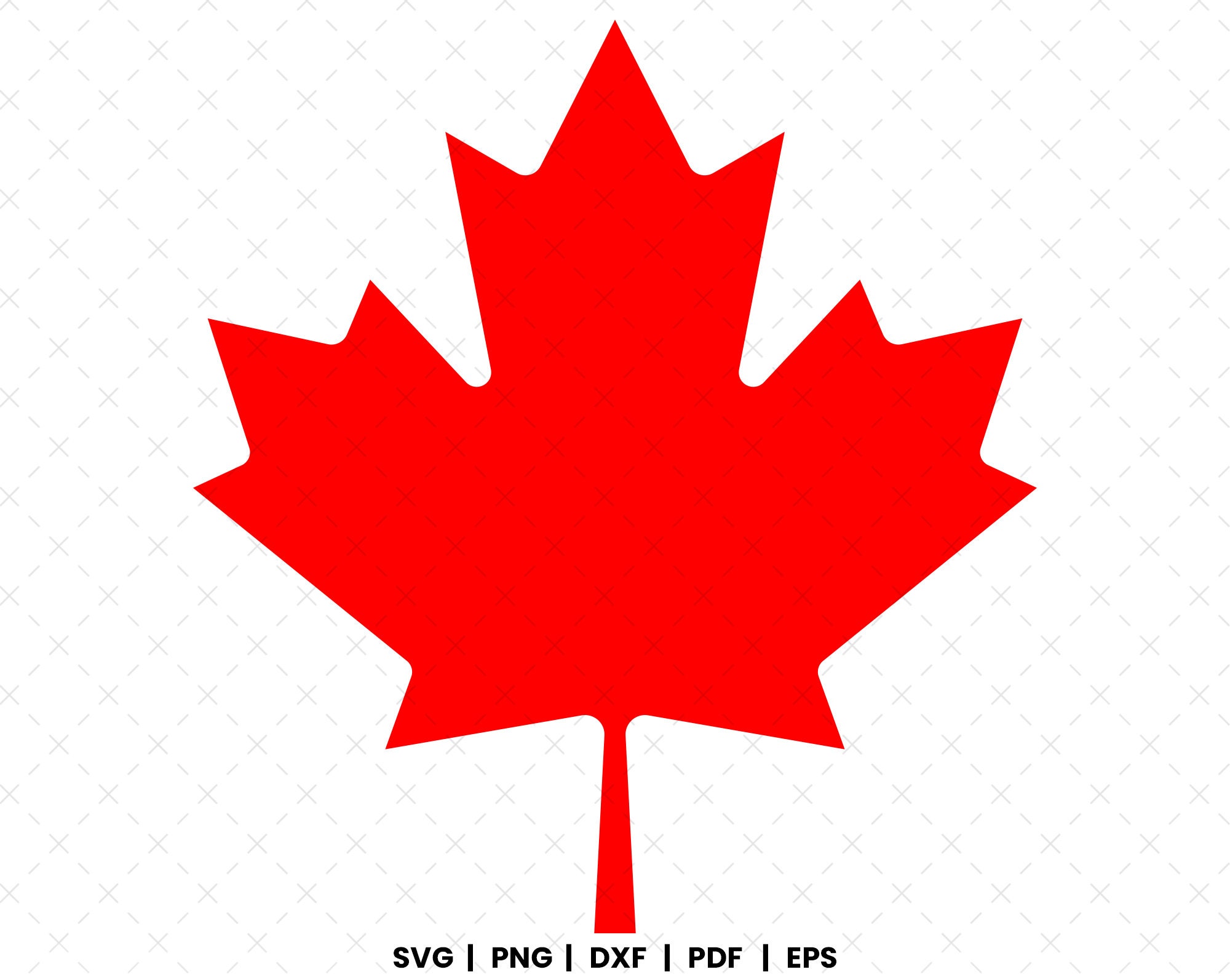 Canada SVG Png,dxf,pdf,eps, Cricut and Clipart Canada Flag Symbol ...