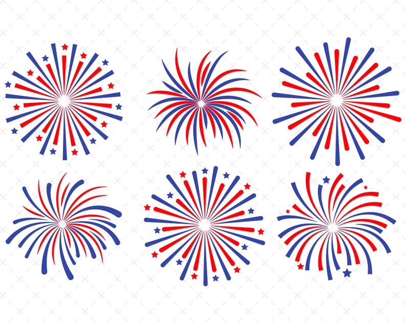 4th of July Fireworks Svg, Independence Day Svg, Fourth of July Svg ...