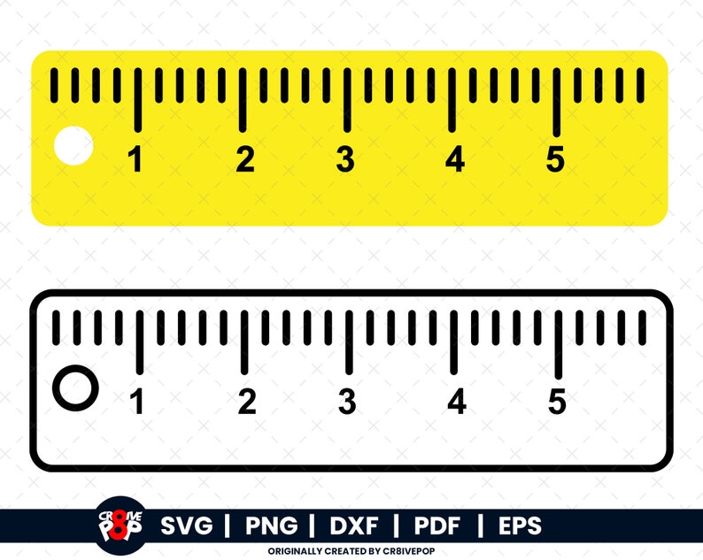 Ruler SVG | Png,dxf,pdf,eps, Clipart Ruler Cricut (get Access to Entire ...
