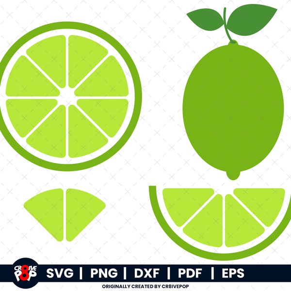 Lime Wedge Svg - Etsy