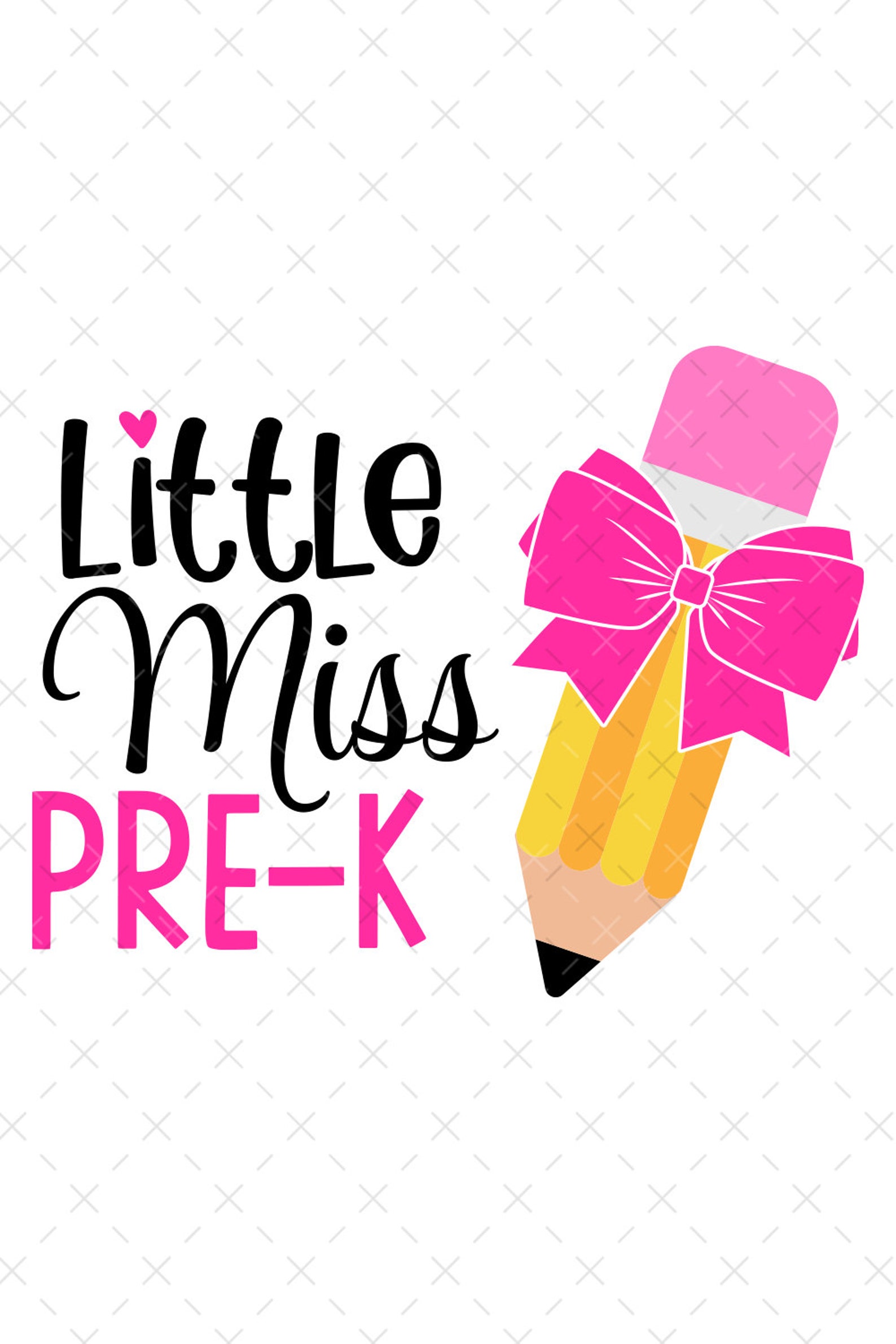 Little Miss Pre-k, Back to School Svg, Kindergarten Svg, Teacher Life ...