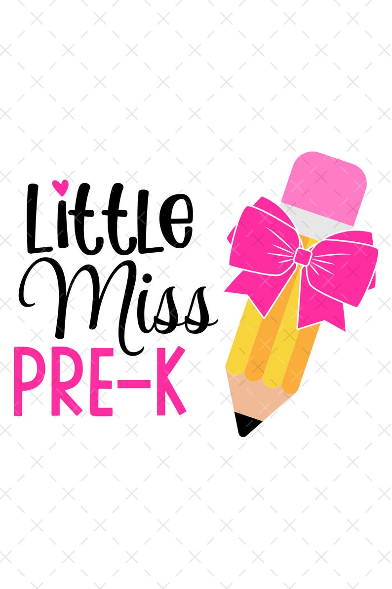 Little Miss Pre-k, Back to School Svg, Kindergarten Svg, Teacher Life ...