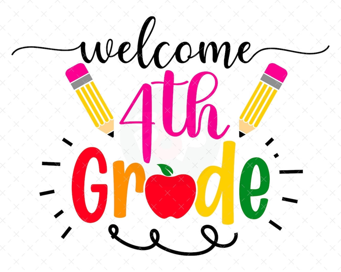 Welcome 4th Grade Svg, Teacher Appreciation, Teacher Shirt Svg, Funny ...