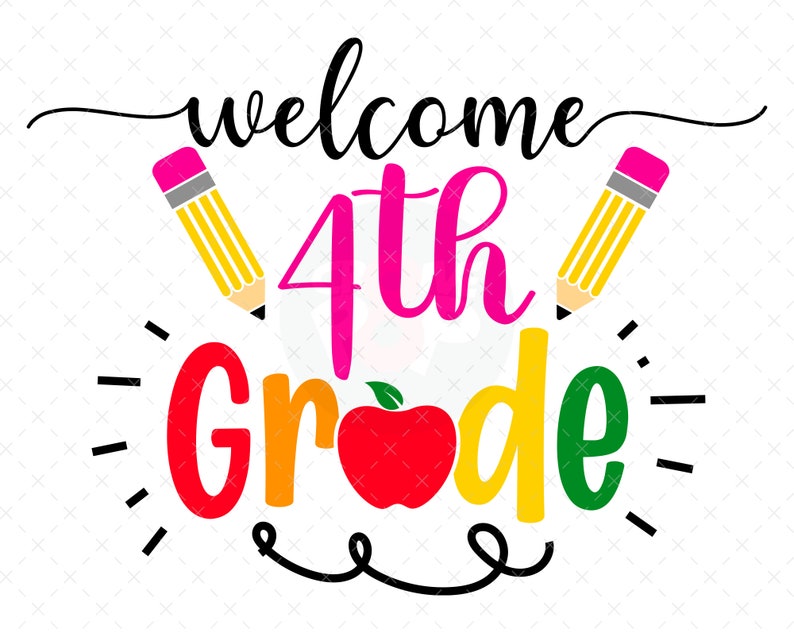 Welcome 4th Grade Svg, Teacher Appreciation, Teacher Shirt Svg, Funny ...