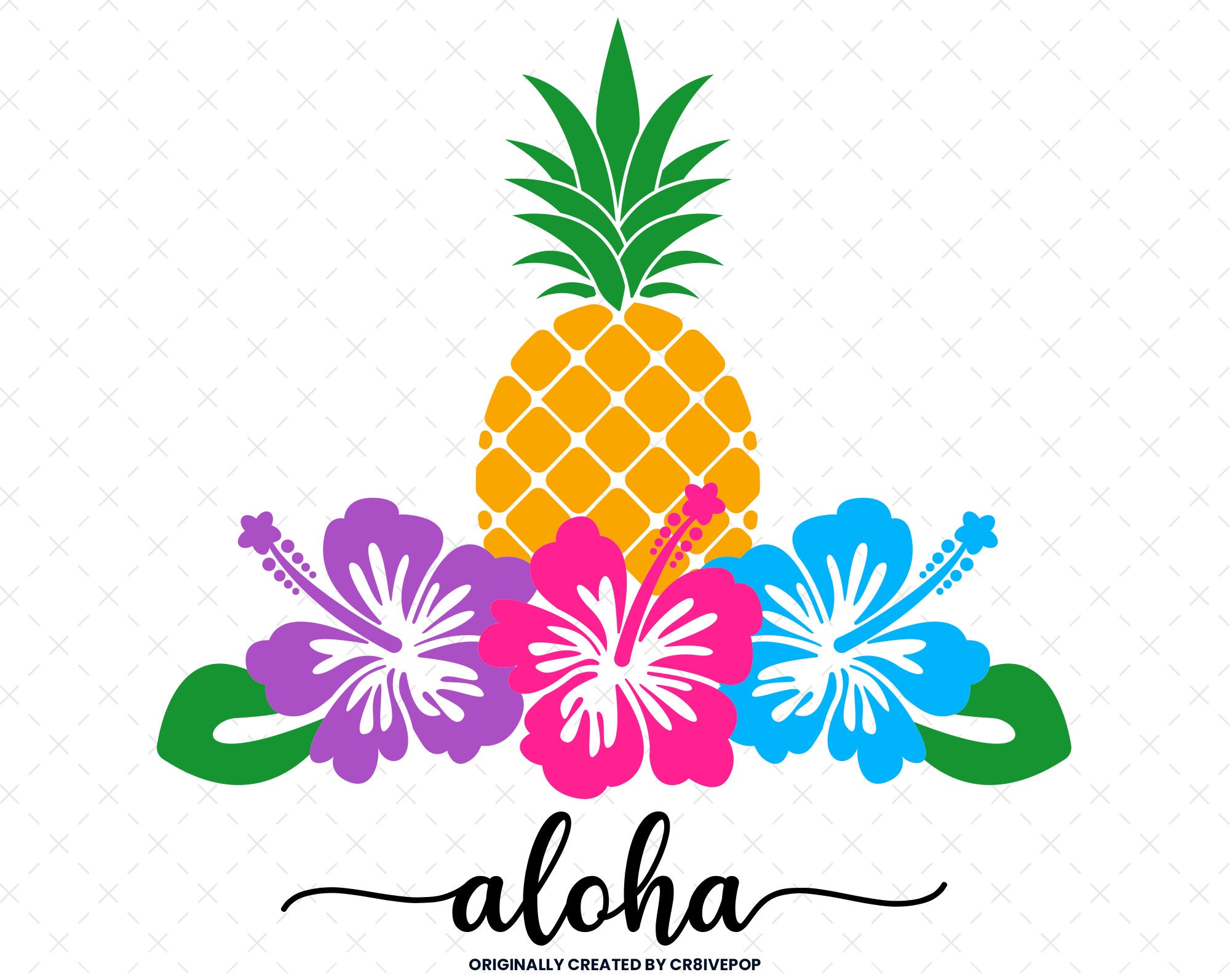 Aloha Svg Hawaii Hawaii Svg Hibiscus Svg Hawaiian Svg - Etsy
