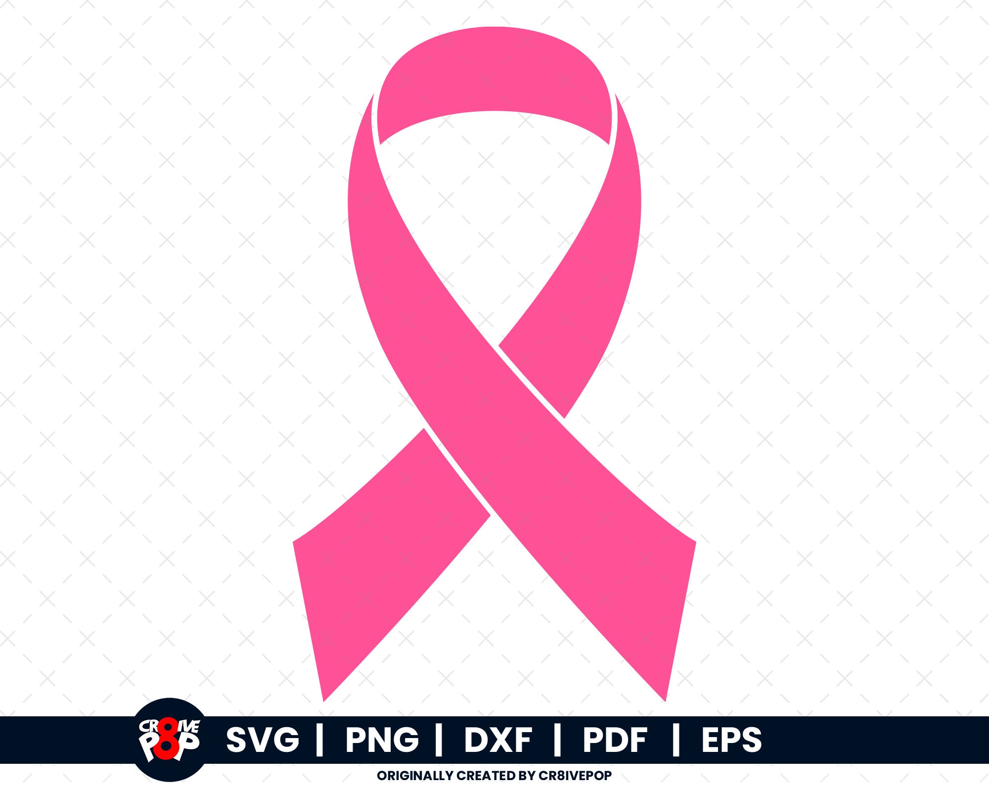 Cancer Ribbon SVG / PNG, DXF, pdf, eps, Cricut y Clipart Ribbon Cricut ...