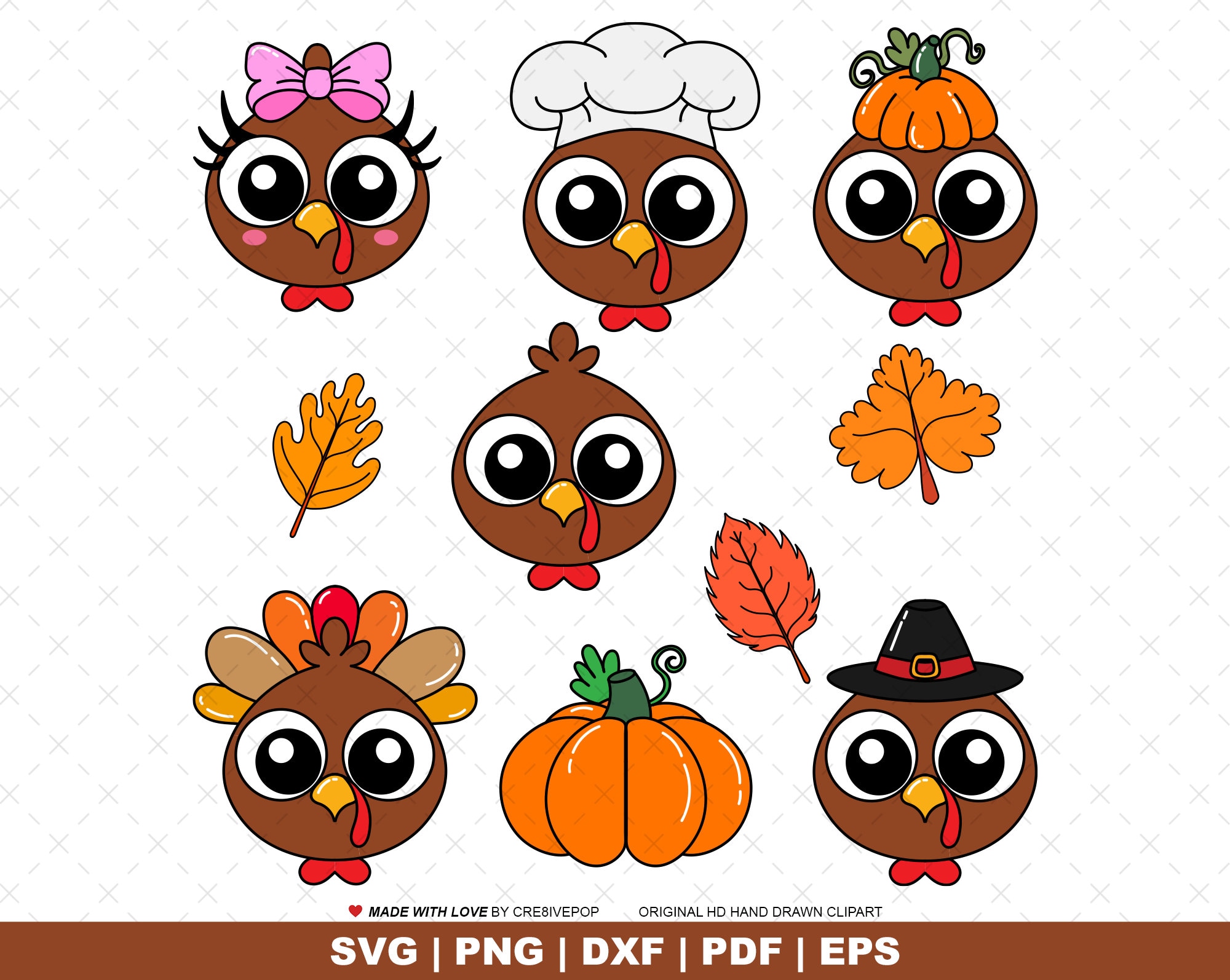 Cute Baby Turkey Clipart