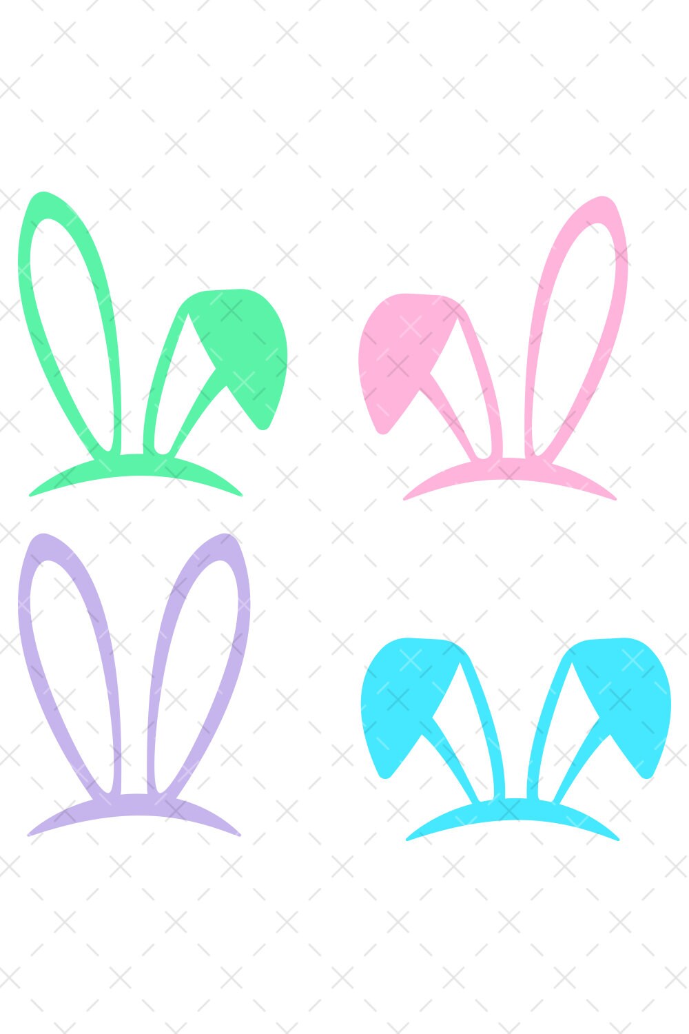 Bunny Ears Svg, Easter Bunny Svg, Easter Svg, Bunny Svg, Happy Easter ...