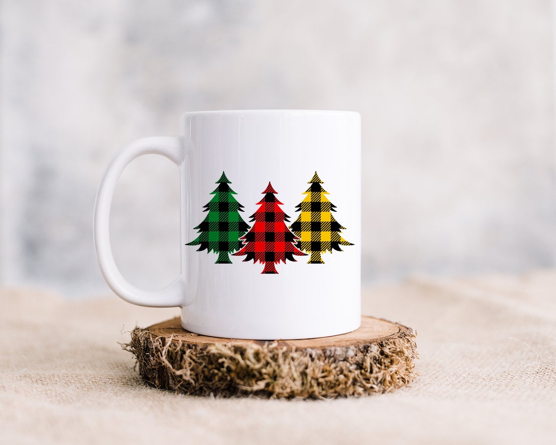 Christmas Tree Buffalo Plaid Svg Christmas Tree Png - Etsy