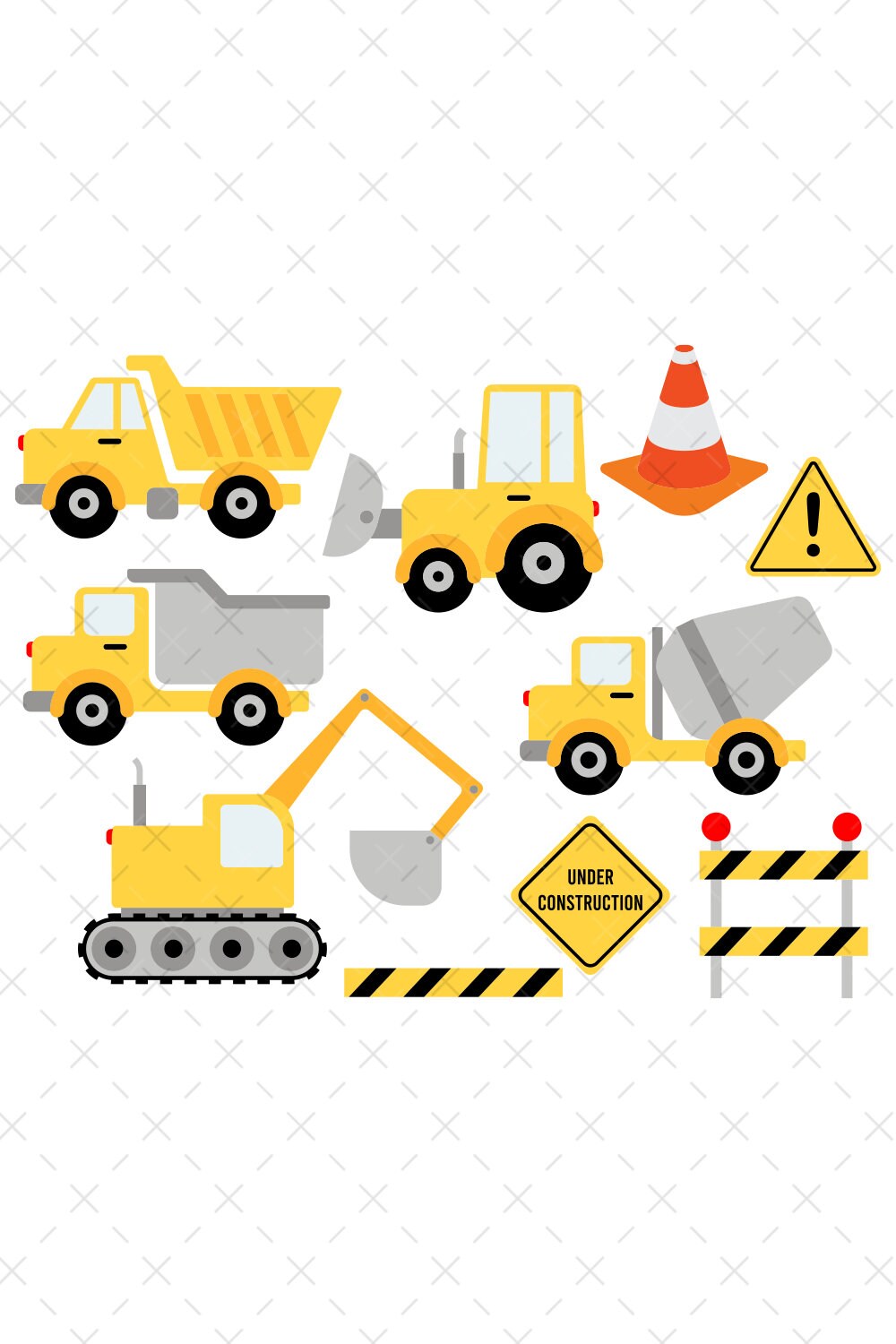 Construction SVG, Construction Sign, Construction Png, Backhoe Svg ...