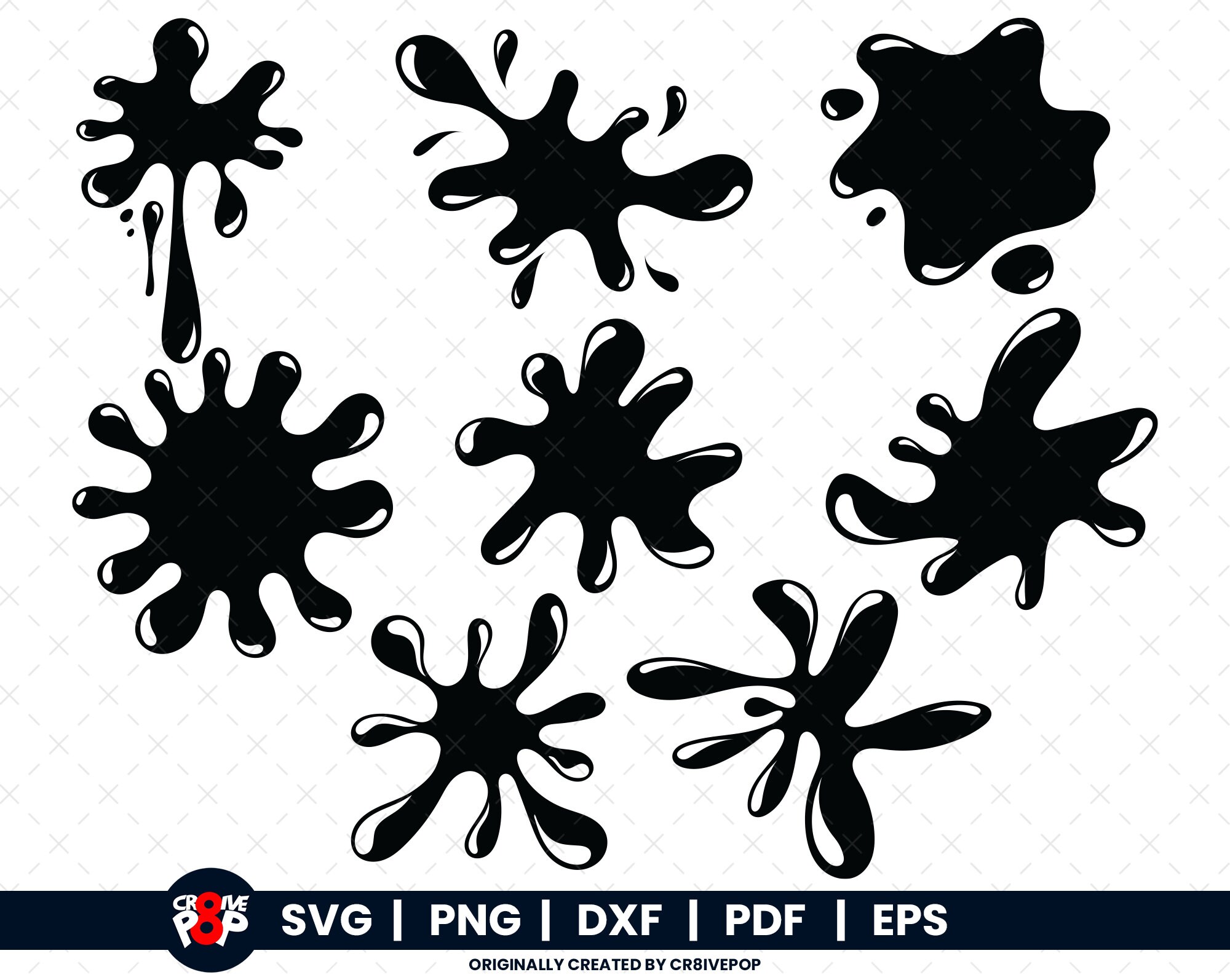 Paint Splatter Svg, Paint Splash Svg, Splash Svg, Paint Splatter Png ...