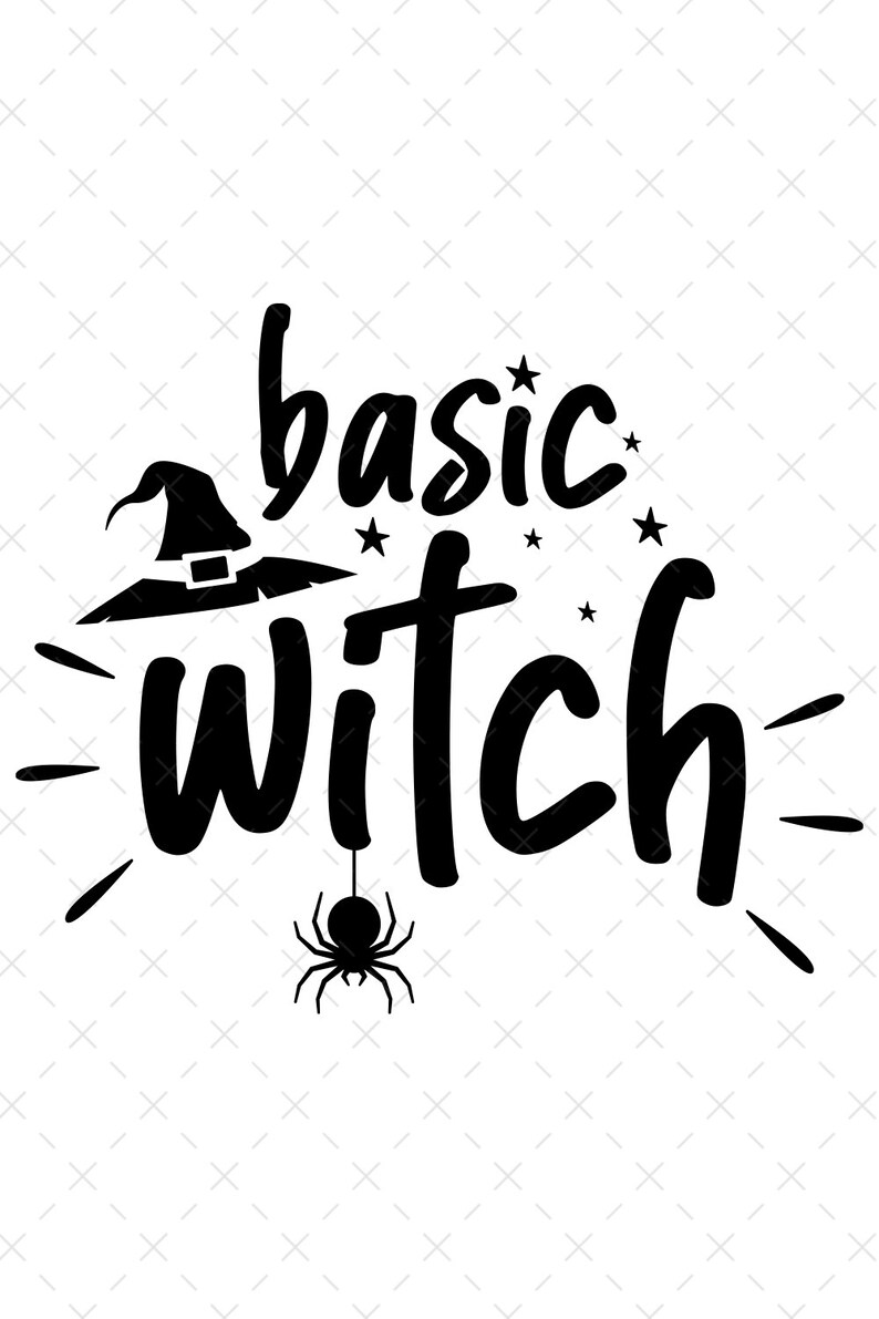 Basic Witch SVG, Witch Png, Spooky Svg, Halloween Svg, Witch Svg, Funny Halloween Svg, Halloween ...