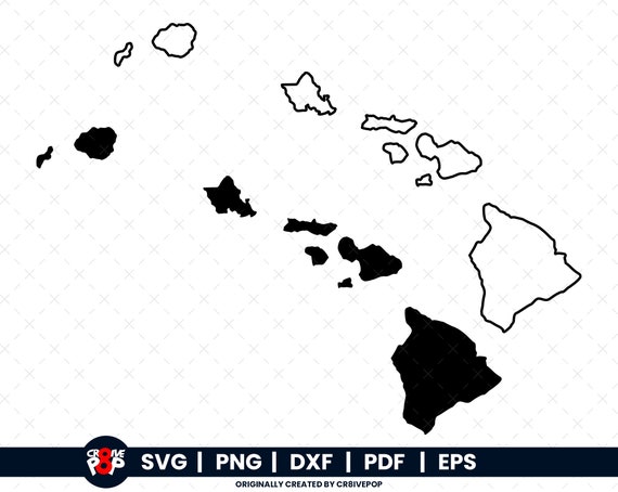 Hawaiian Archipelago Outline