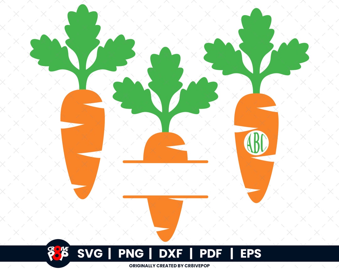Carrot SVG, Carrot Clipart, Svg Files for Cricut, Farm Svg, Garden Svg ...