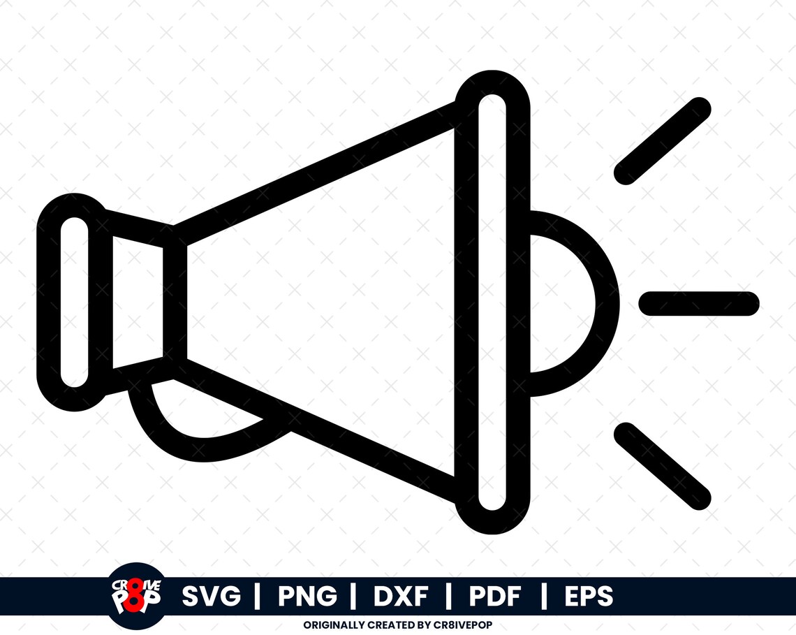 Megaphone Svg Cheer Svg Cheer Megaphone Svg Cheerleading - Etsy