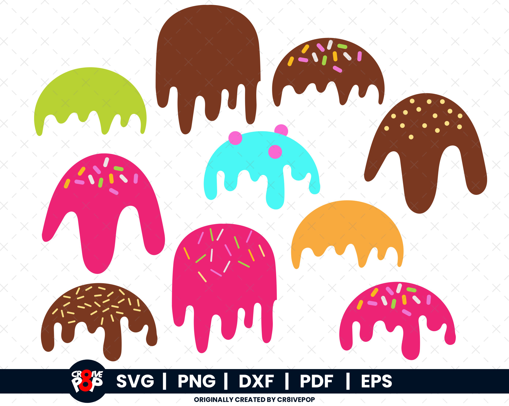 Ice Cream Svg, Drip Svg, Ice Cream Clipart , Sprinkles Svg, Ice Cream ...