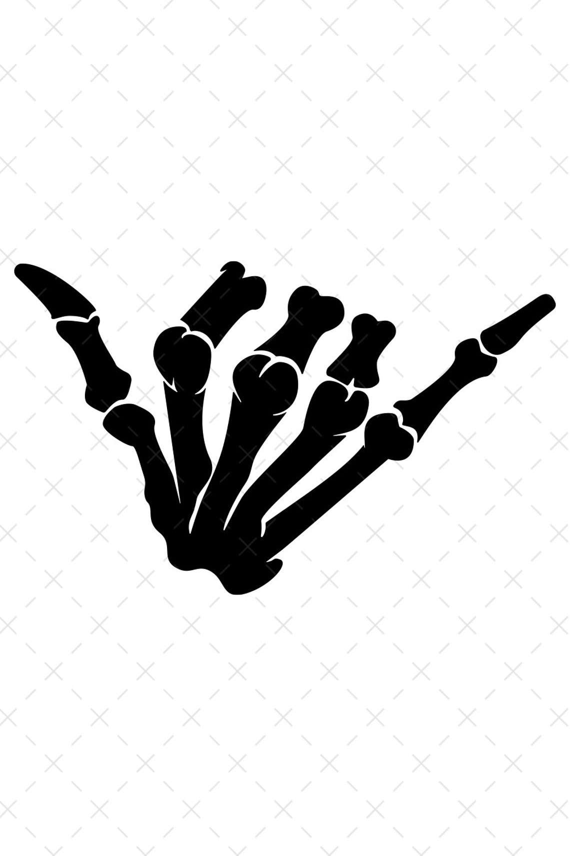 Shaka Svg, Shaka Png, Shaka Hand Svg, Shaka Skeleton Hand Svg, Skeleton ...