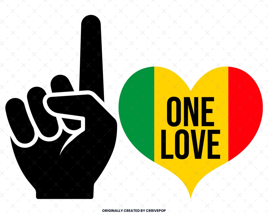One Love SVG, Love Svg, Jamaica Png, Dreadlock Svg, Rasta Svg, Weed Svg ...