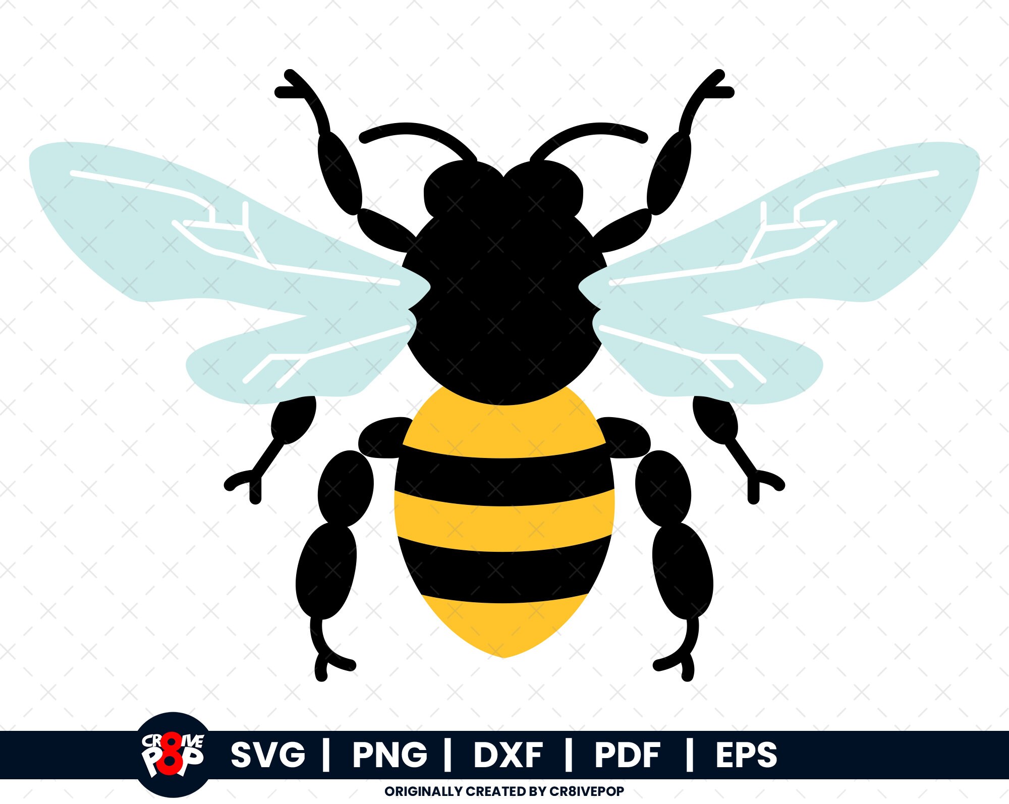 Abeja SVG, Honey Bee Svg, Queen Bee Svg, Bee Png, Bee Clipart, Honey ...