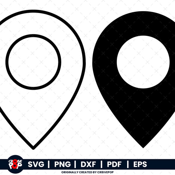 Map Symbols Svg - Etsy