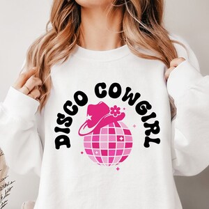 Disco Cowgirl, Cowgirl Bachelorette, Retro Svg, Dancing Queen Svg ...