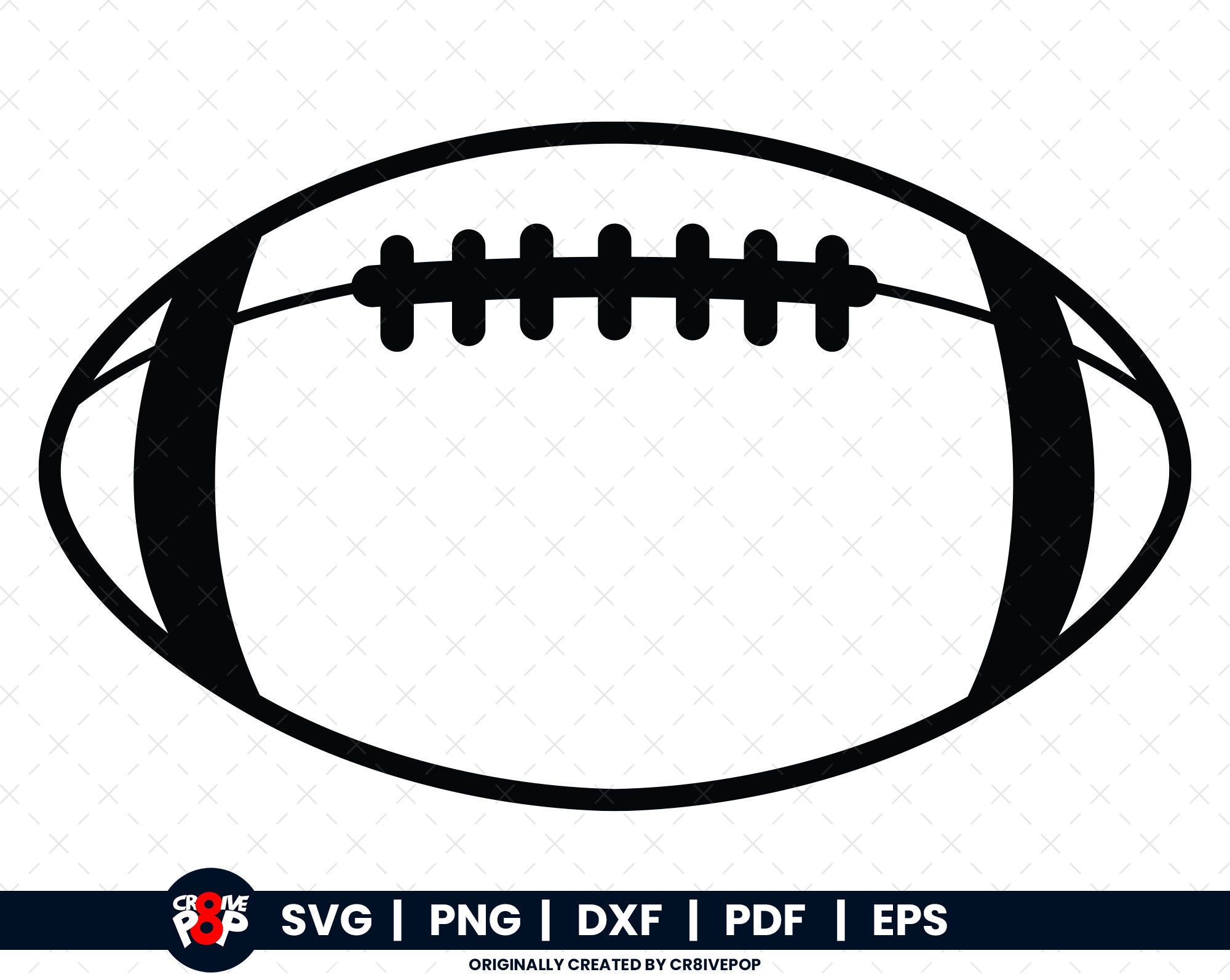 American Football Clip Art Black And White