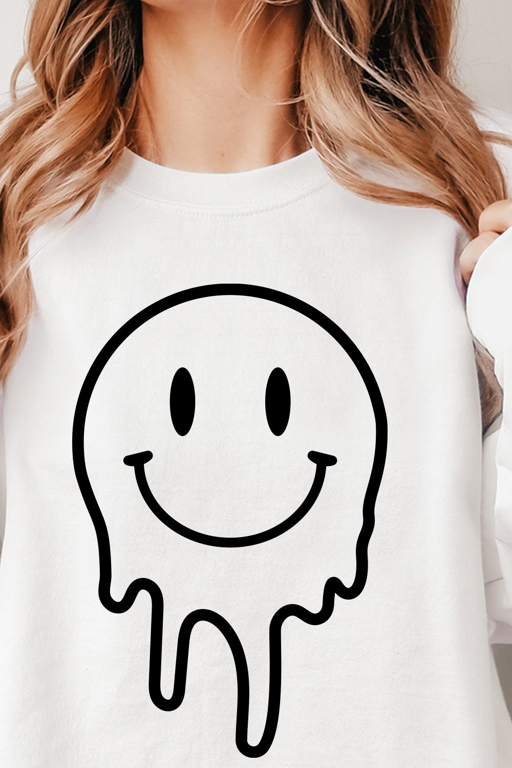 Melting Smiley Svg, Smiley Svg, Happy Face Svg, Emoji Svg, Smile Svg ...